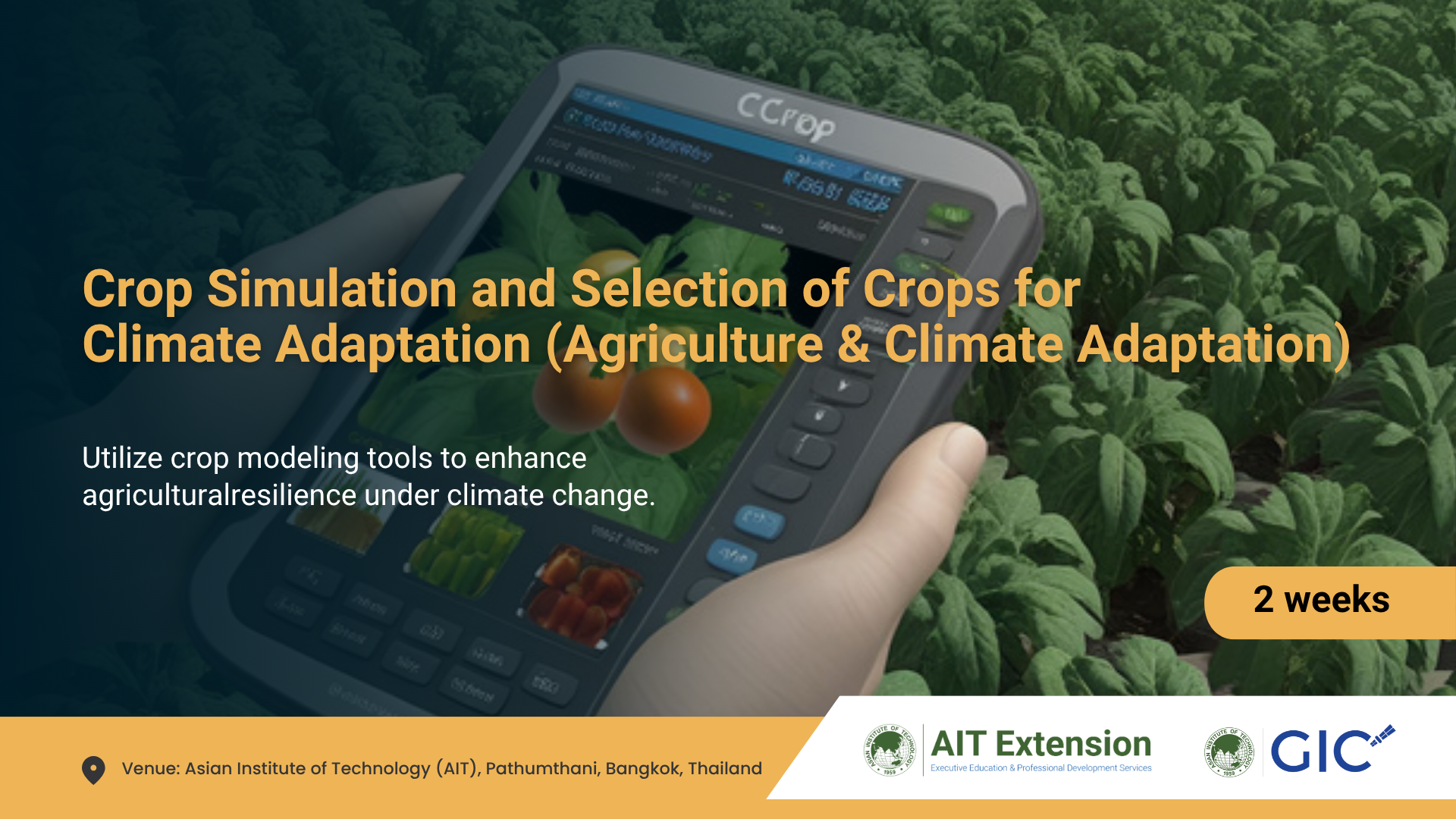 Crop Simulation and Selection of Crops for Climate Adaptation | AIT Extension